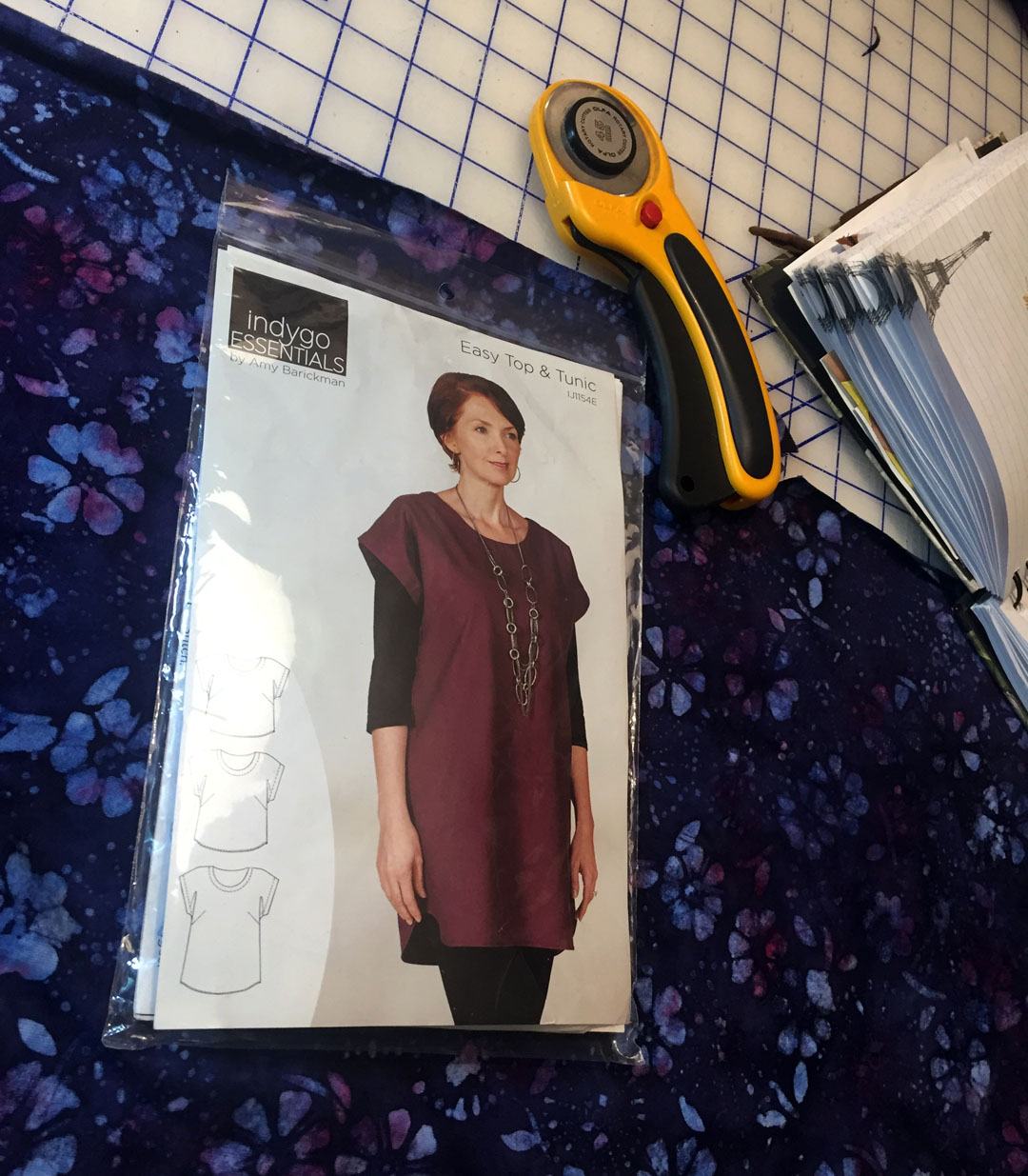 Fabric, pattern, notebook notes – The Sewful Life